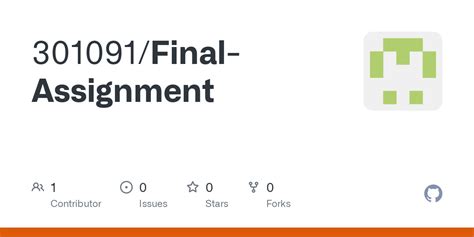 Github 301091final Assignment