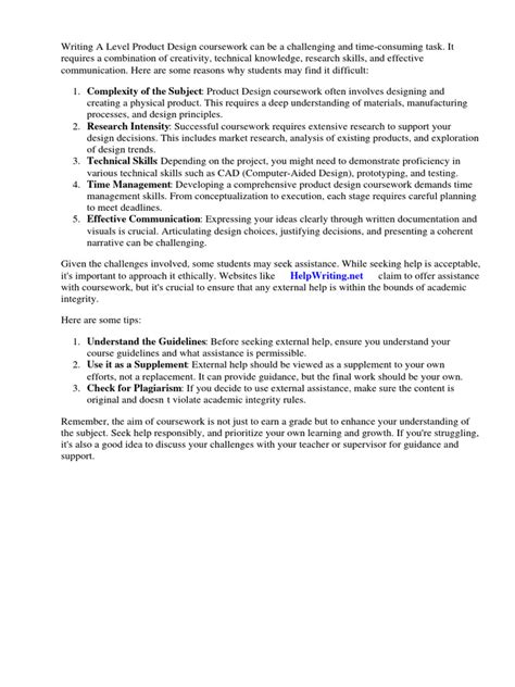 A Level Product Design Coursework Ideas Pdf Usability Design