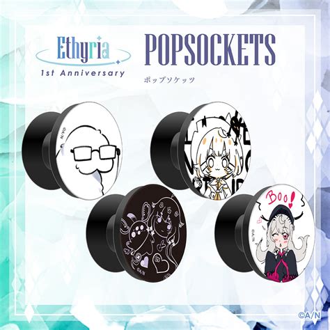 Ethyria 1st Anniversary Popsockets Nijisanji En Official Store