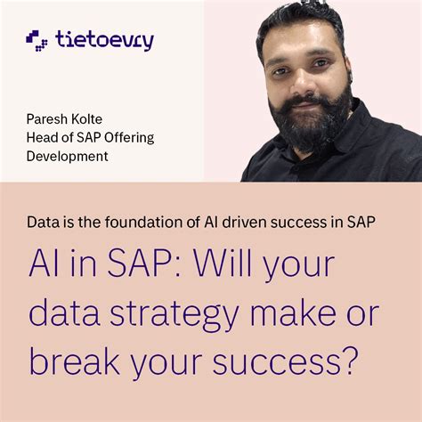 Ai Sap Datastrategy Digitaltransformation Tietoevry