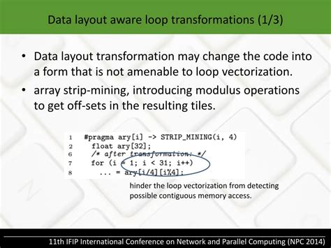Ppt Semi Automatic Composition Of Data Layout Transformations For