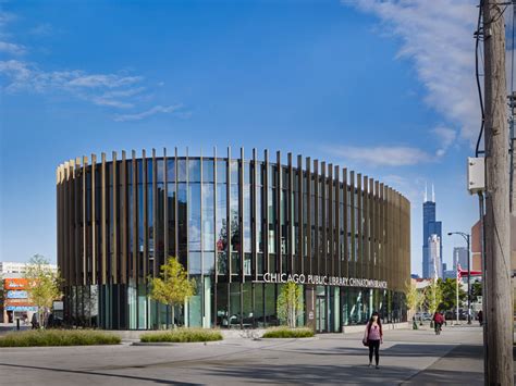 Som Creates Circular Library In Chicagos Chinatown