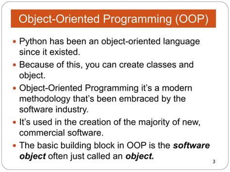 Its 16163 Module 7 Introduction To Object Oriented Programming Basics