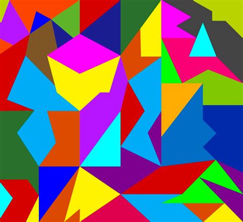 Solve Polygon Shapes Jigsaw Puzzle Online With 121 Pieces