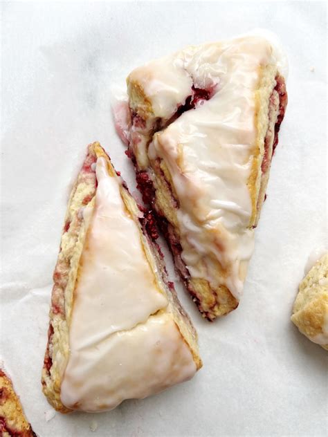 Flaky Raspberry Scones Sarah Kieffer