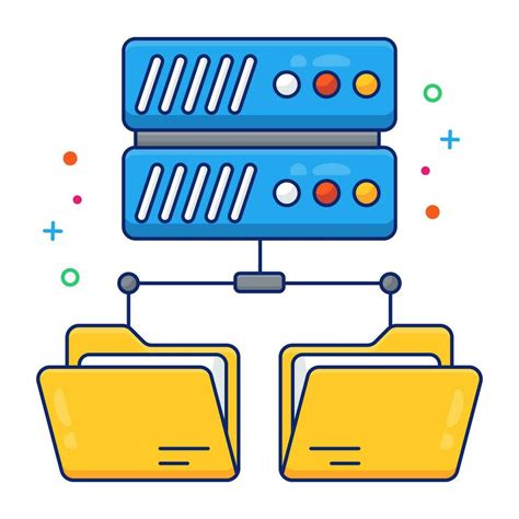Modem Design Icon Of Server Folders 34463279 Vector Art At Vecteezy