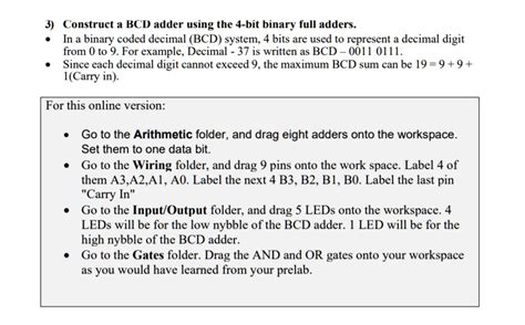 Video Solution Construct A Bcd Adder Using 4 Bit Binary Full Adders
