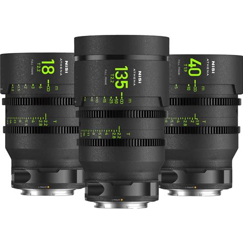 Nisi Athena Prime Lens 18mm40mm135mm New Enlarge Vision