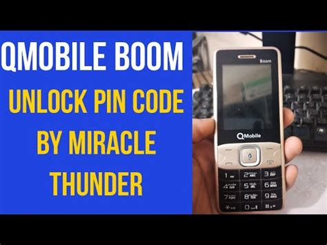 How To Unlock Qmobile Boom Keypad Unlock With Miracle Thunder By Umer Mobile YouTube