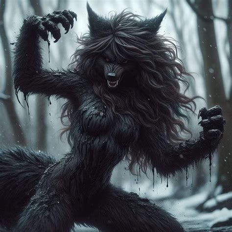 Pin Em Werewolf Em 2024 Lobisomens Monstros Animes Feminino