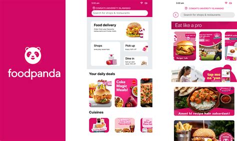 Food Panda Scroll Animated Screens Figma