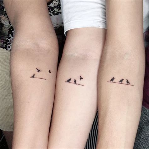 Tatuagem Para 3 Irmãos Sibling Tattoos Bff Tattoos Friend Tattoos