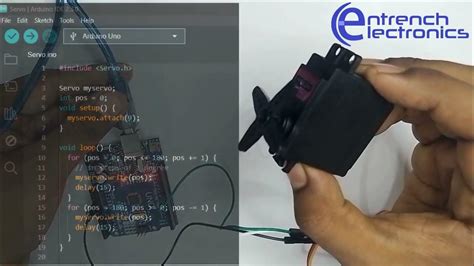 Control Servo Mg996r Motor Using Arduino Controlling Servo Motor Servomotors Arduino