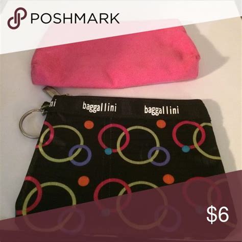 Set Of 2 Small Cosmetic Bags Baggallini And Flirt