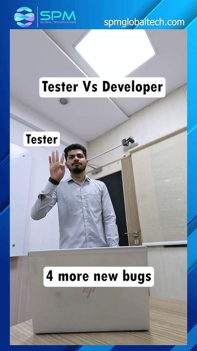 tester vs developer shorts ytshorts spmglobaltechnologies tester developer youtube