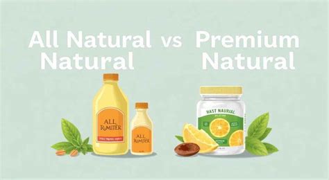 All Natural Vs Premium Natural Brands Comparison Authorised Retailers