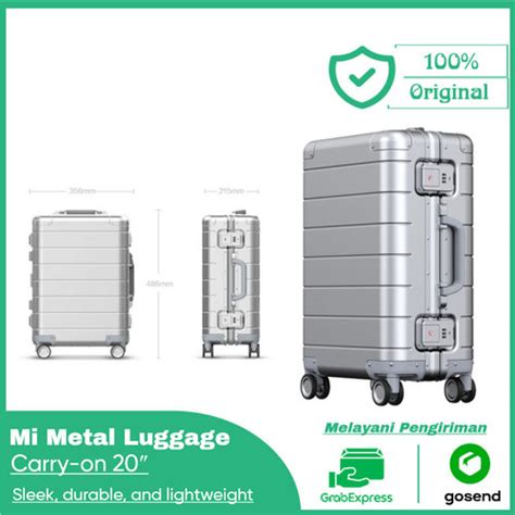 Jual XiaoMi Luggage Metal 20 Xiaomi Koper Aluminium 360 Spinner Wheels Jakarta Barat