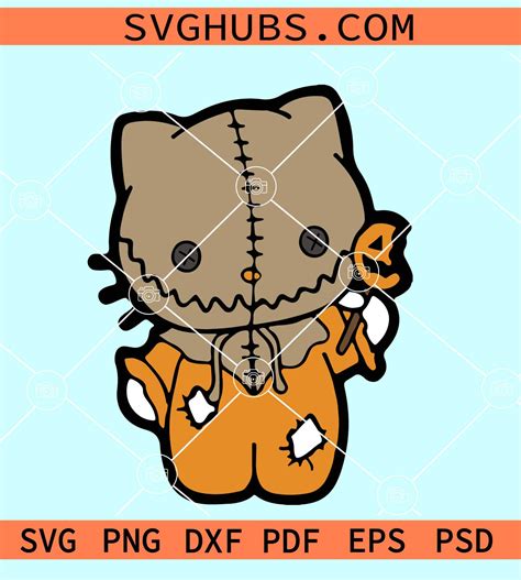 Hello Kitty Sam Svg Hello Kitty Sam Trick Or Trick Svg Halloween Svg