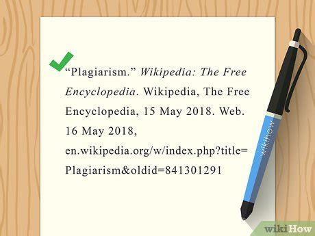 The Best Way To Cite A Wikipedia Article In MLA Format WikiHow