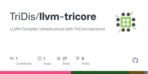 Github Tridisllvm Tricore Llvm Compiler Infrastructure With Tricore Backend