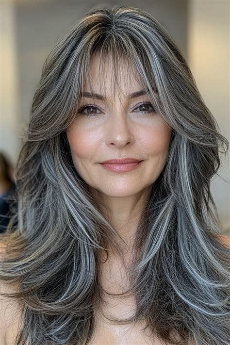 22 Flattering Medium Length Layered Hairstyles For Women Over 60