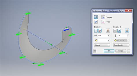solved help with helix pattern autodesk community