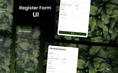 Register Form Ui By Dodo Figma Community