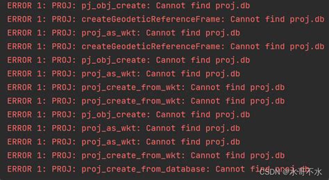 anaconda环境下，处理error 1 proj pj obj create cannot find proj db问题 proj db设置相对路径 csdn博客