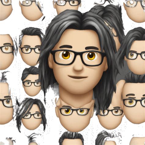 Nerd Emoji With 2000s Emo Hair Emoji Ai Emoji Generator