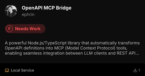 Openapi Mcp Bridge Mcp Servers · Lobehub
