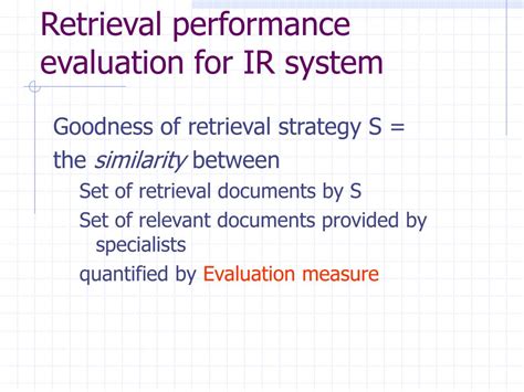 Ppt Chapter 3 Retrieval Evaluation Powerpoint Presentation Free