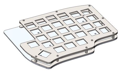 Prototype Lilly 58 Case R Ergomechkeyboards