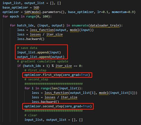about gradient accumulation · issue 3 · davda54 sam · github