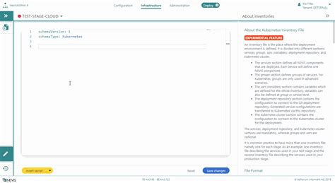 Defining Kubernetes Inventory Files Nevis Documentation
