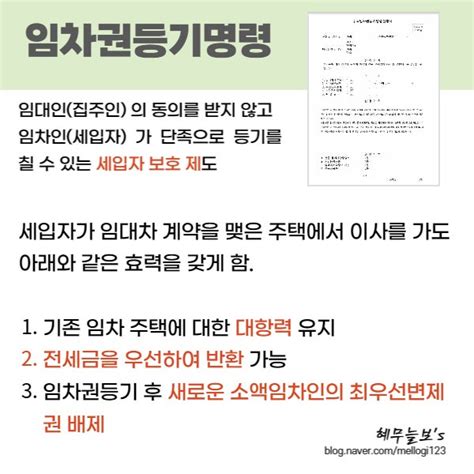 전세 임차권등기명령 신청방법 필요서류 비용 정리