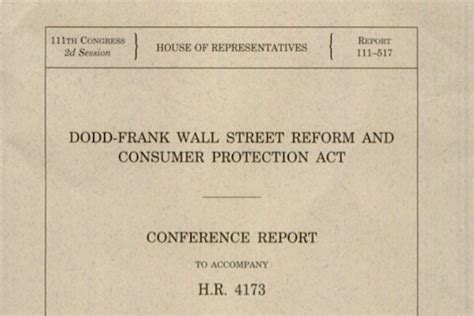 The Dodd Frank Act Part Of Our Financial Regulation Series Carpenter