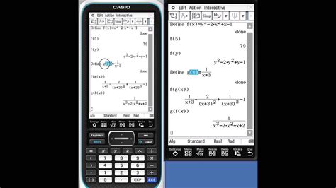 Classpad Fx Cp400 Actioninteractive Menus Part Ii Youtube