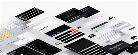 IOS 13 UI Kit Free XD Resource Adobe XD Elements