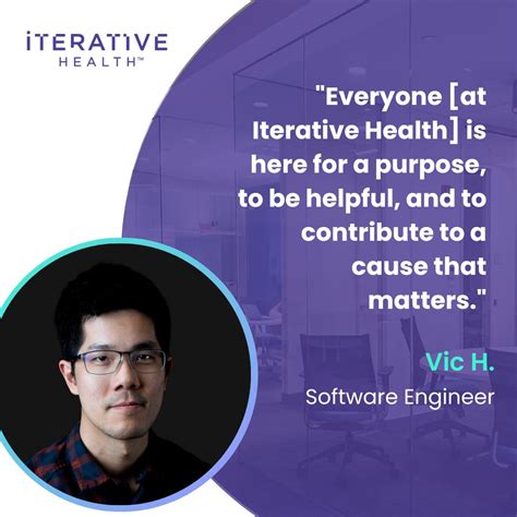 iterative health on linkedin vic talks about his teammates