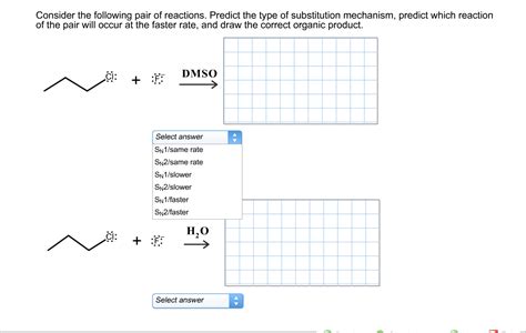 Solved Consider The Following Pair Of Reactions Predict