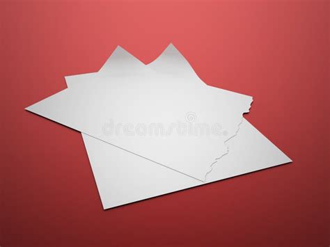 Blank Paper Note Format Stock Illustration Illustration Of Frame