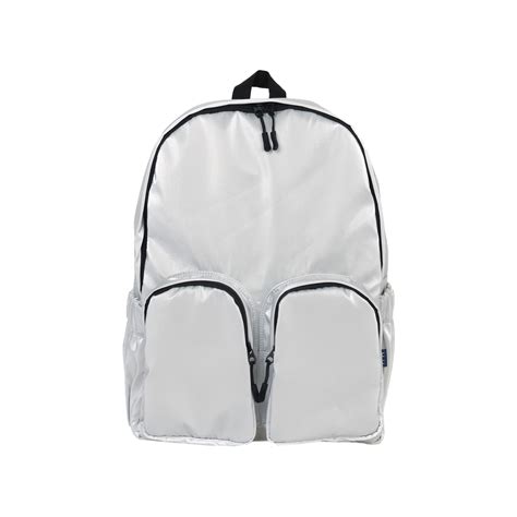 아코크 멀티포켓 백팩 실버 Acoc Kream