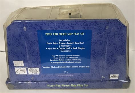 New Disney Peter Pan Pirate Ship Play Set Motorized S Complete Original