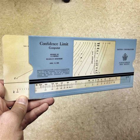 This Is A Confidence Limit Computer It Computes The Limit Of Your