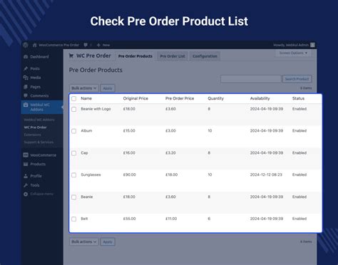 Wordpress Woocommerce Pre Order Plugin By Webkul Codecanyon