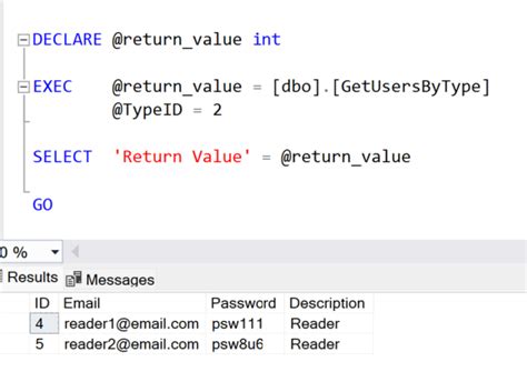 sql server how to save stored procedure result into a temporary table