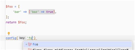 Bug Config Is Not Autocompleted When Custom Logic In The File