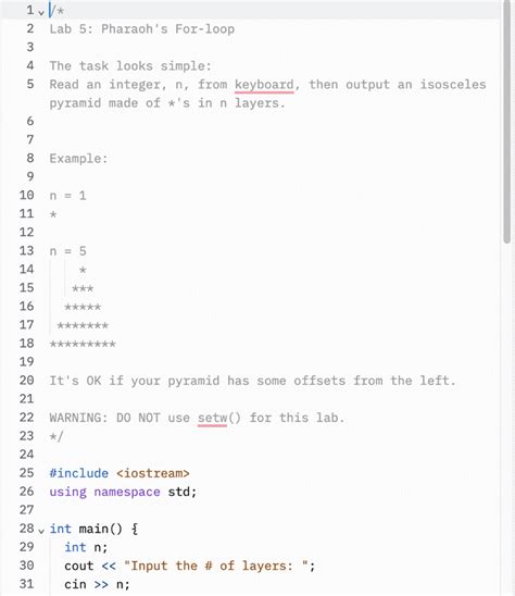 Get Answer Pharaohs For Loop 3 4 The Task Looks Simple 5 Read An