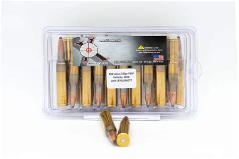 Tr 338 Lapua 250gr Fbsp Ammunition 20 Rounds
