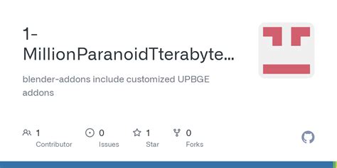 Github 1 Millionparanoidtterabytesblender Addons Master Blender